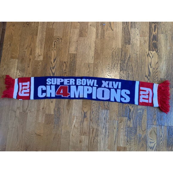 NFL | Accessories | New York Giants Blue Red And White Super Bowl ...